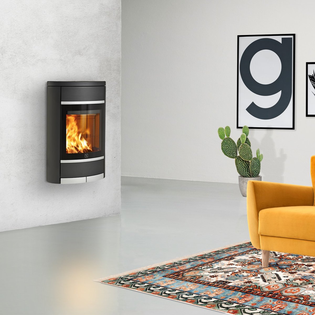 Scan 68-2 inkl. vægbeslag | Brændeovnsshoppen